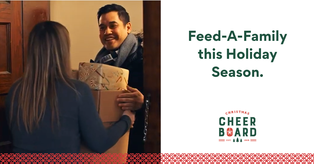 Feed-A-Family this Holiday Season. | Christmas Cheer Board